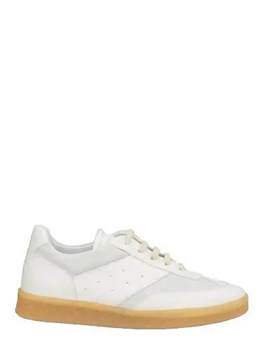 MAISON MARGIELA Low-top Leather Sneakers - White