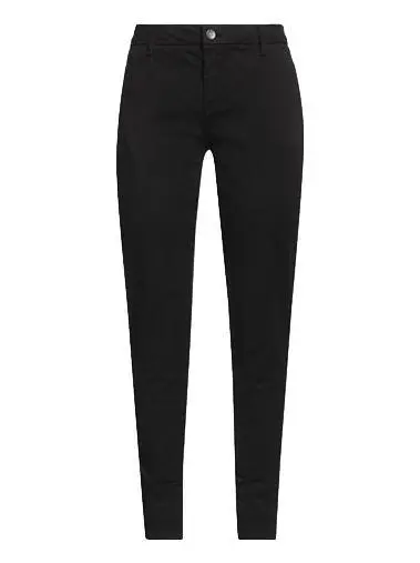 LIU •JO Tapered Gabardine Pants - Black