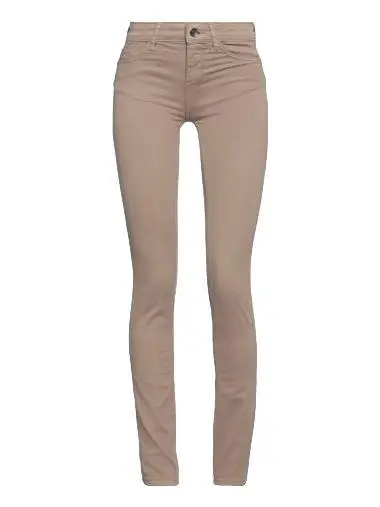 LIU •JO Tapered Mid-rise Pants - Beige