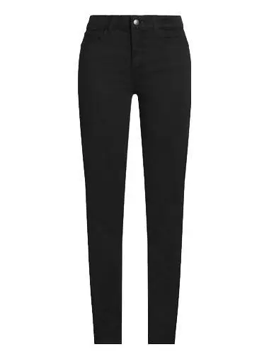 LIU •JO Tapered Mid-rise Pants - Black