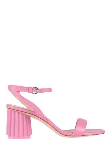 Agl Leather Ankle Strap Sandals - Pink