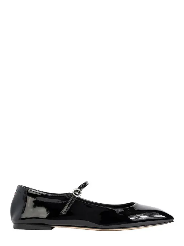 AeydĒ Patent-leather Mary Jane Flats - Black