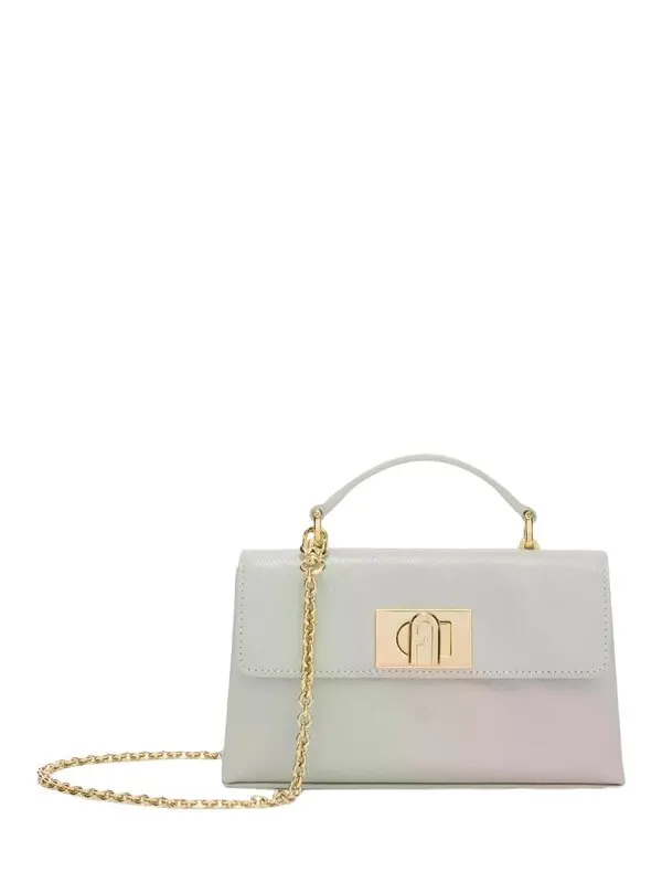 Furla Mini 1927 Leather Tote - Grey