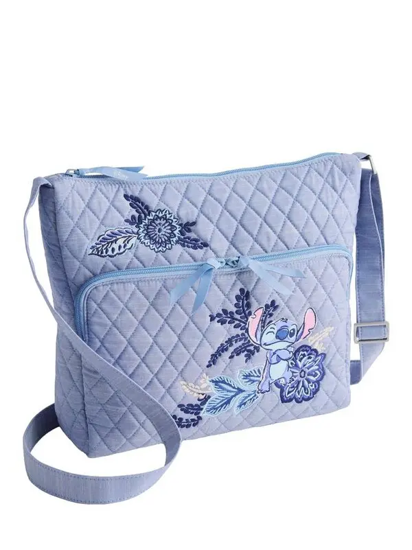 VERA BRADLEY Disney Harwick Large Messenger Bag - Blue