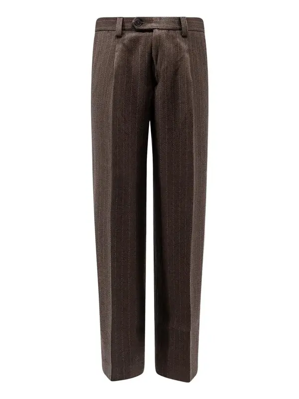 Enfants Riches Déprimés Carrot Leg Trousers - Brown