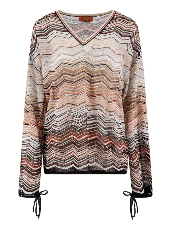 Missoni Viscose And Metallic Fiber Sweater - Multicolor