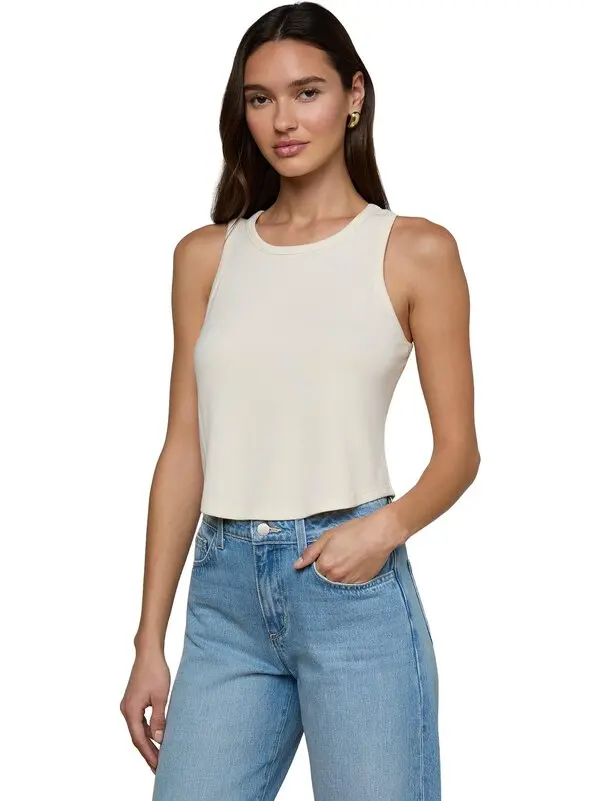 L'Agence Cael Tank Top - Ecru