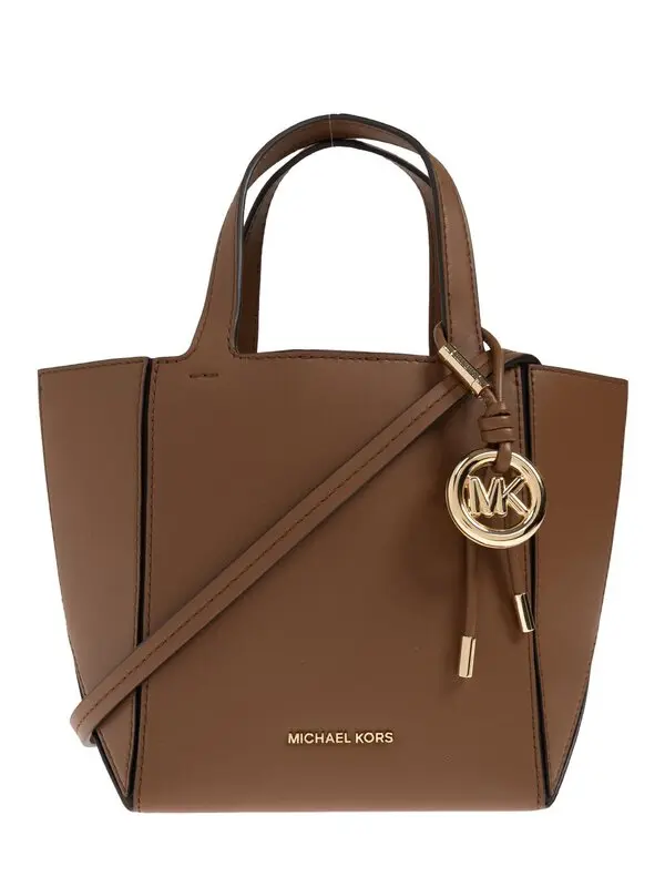Michael Kors Handbag With Logo - Brown