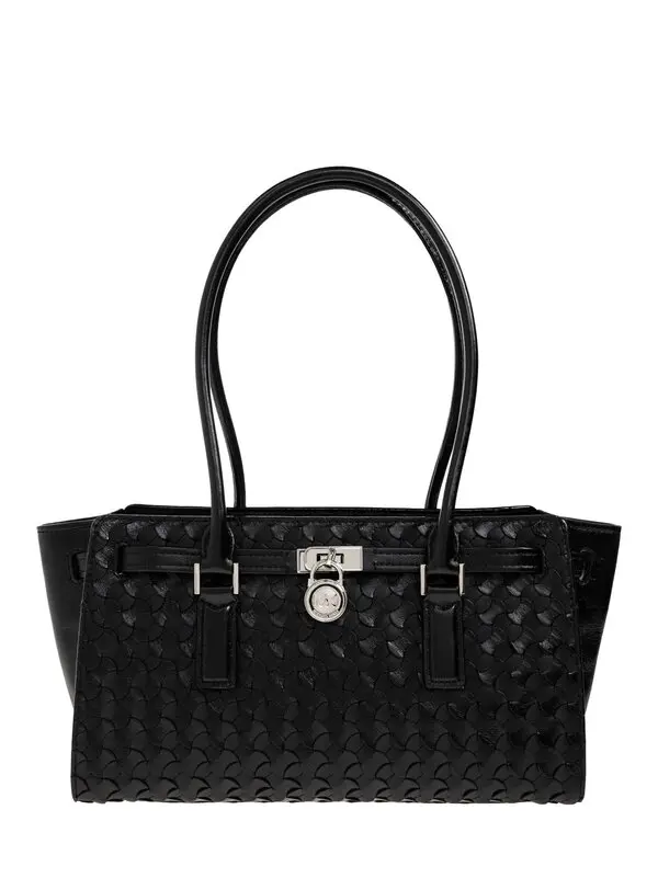 Michael Kors Hamilton Moderne Shoulder Bag - Black