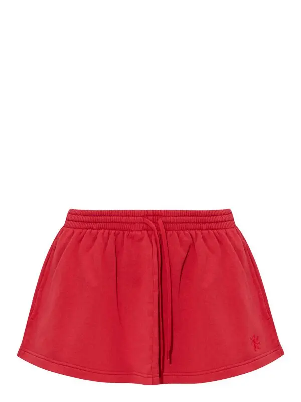 Balenciaga Short Skirt With Pockets - Red