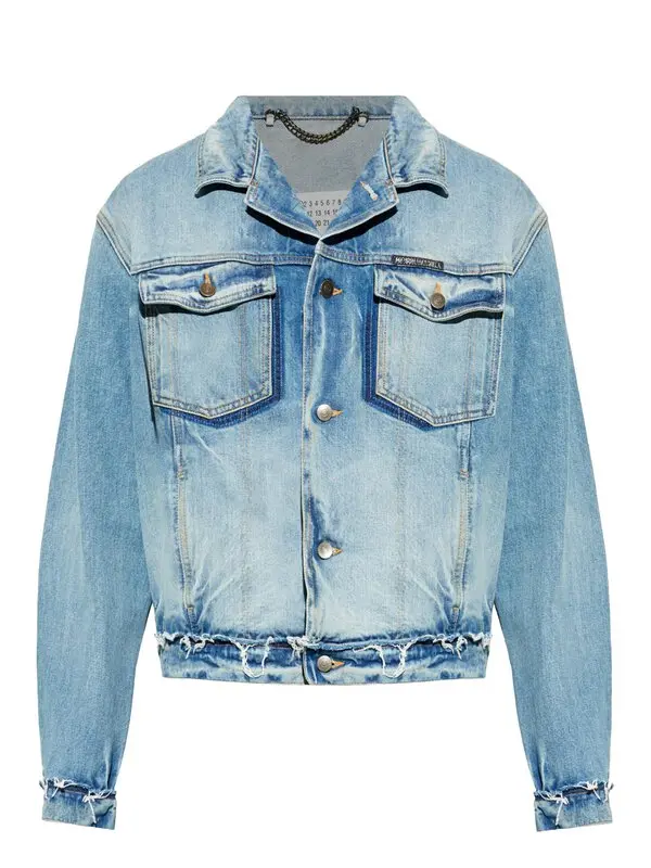 MAISON MARGIELA Denim Trucker Jacket - Blue