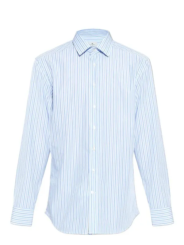 Etro Shirt With Stripe Pattern - Blue