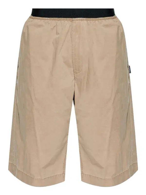 MAISON MARGIELA Cotton Shorts - Brown