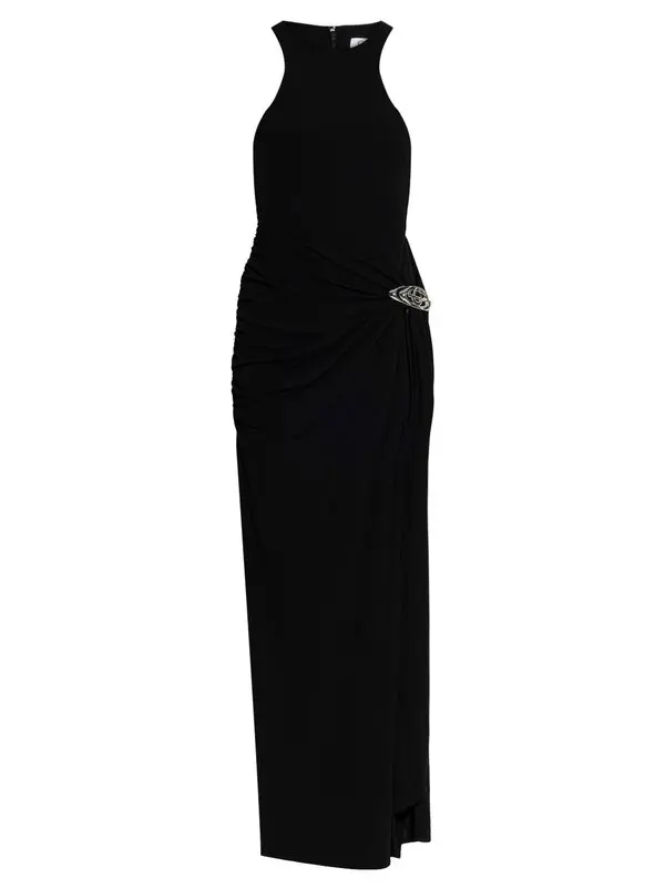 Casablanca Sleeveless Maxi Dress - Black