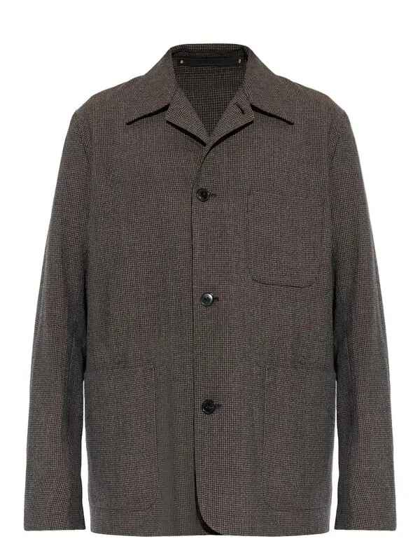 Paul Smith Wool Check Blazer - Brown