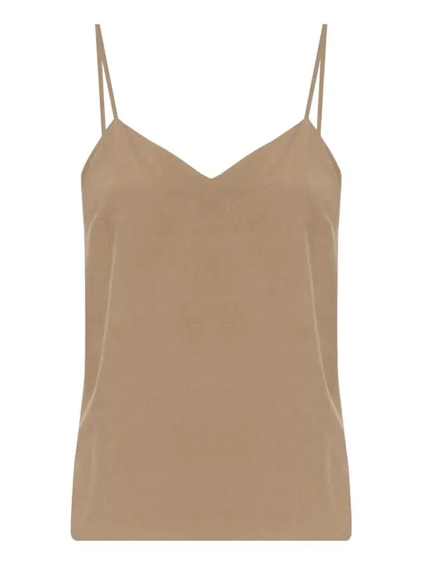 Max Mara Silk "unghia" Top - Beige