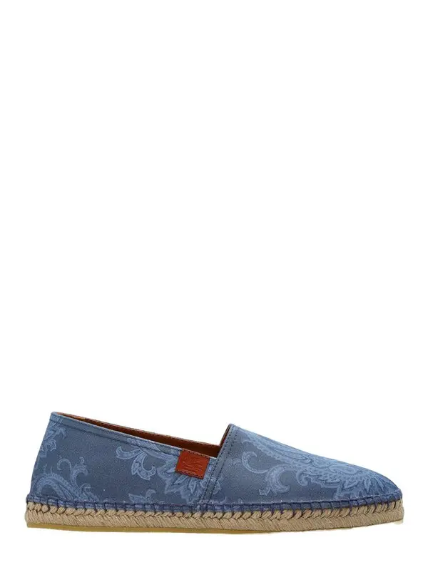 Etro Paisley Motif Espadrilles - Blue