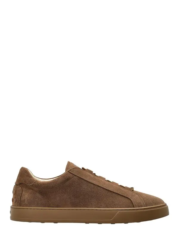 TOD’S Leather Low-top Sneakers - Brown