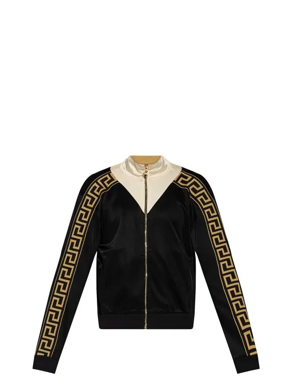 Versace Stand-up Collar Sweatshirt - Black