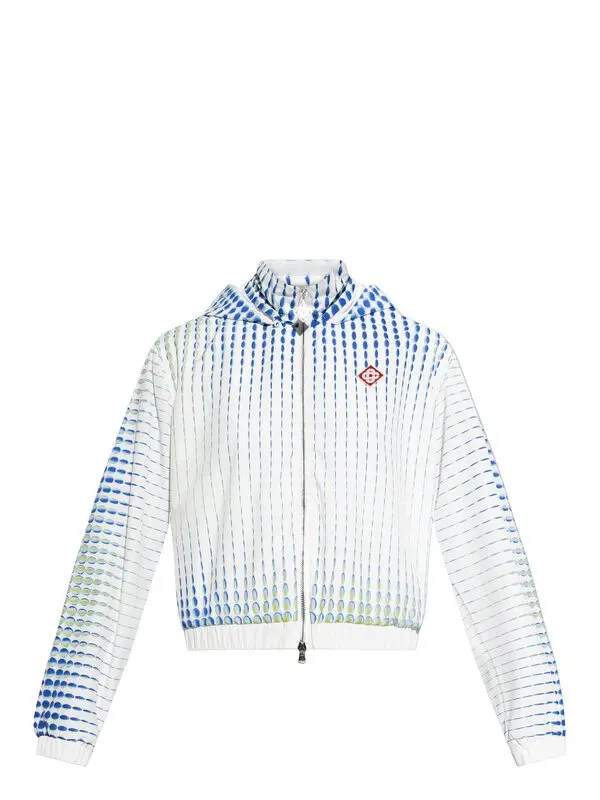 Casablanca Jacket With Logo Patch - White