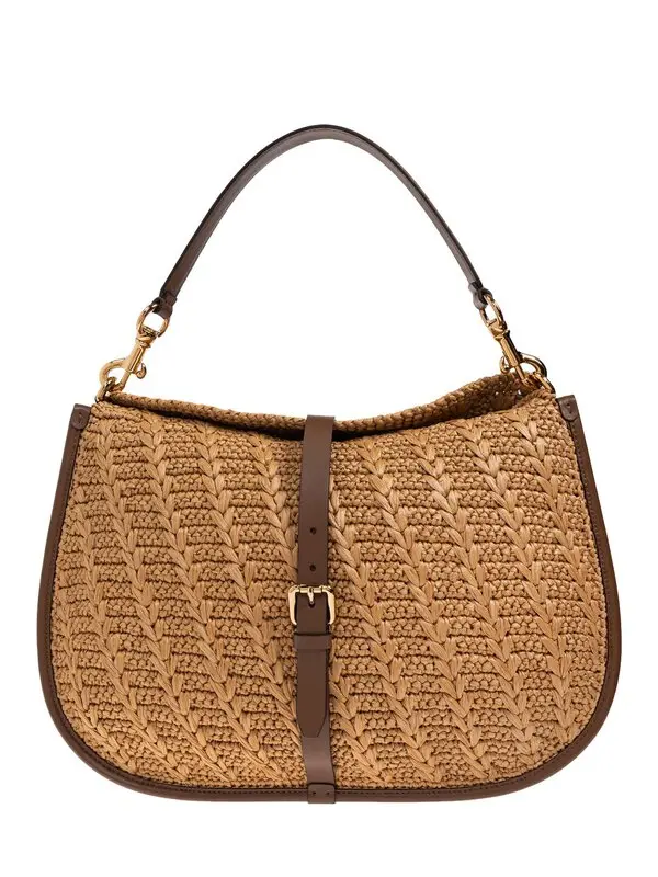 Etro Pony Maxi Shoulder Bag - Beige
