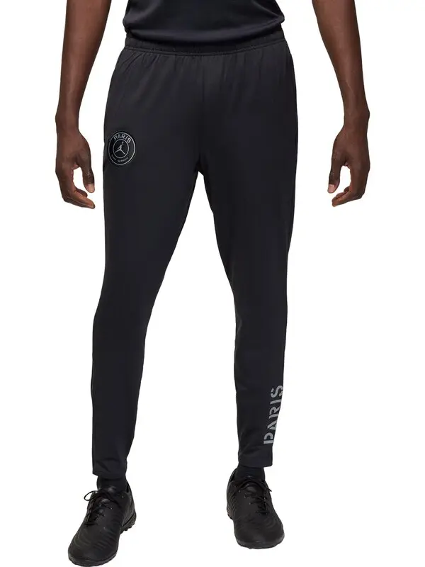 Nike Paris Saint-germain Strike Fourth Jordan Dri-fit Soccer Knit Pants - Black