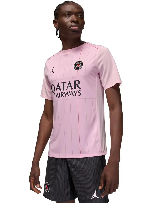 JORDAN Paris Saint-germain Academy Pro Fourth Dri-fit Soccer Pre-match Top - Pink