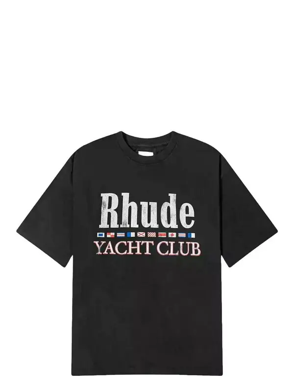 Rhude Printed T-shirt - Black