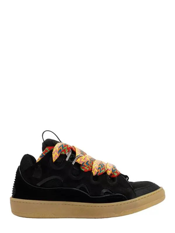 LANVIN Patterned Laces Sneakers - Black
