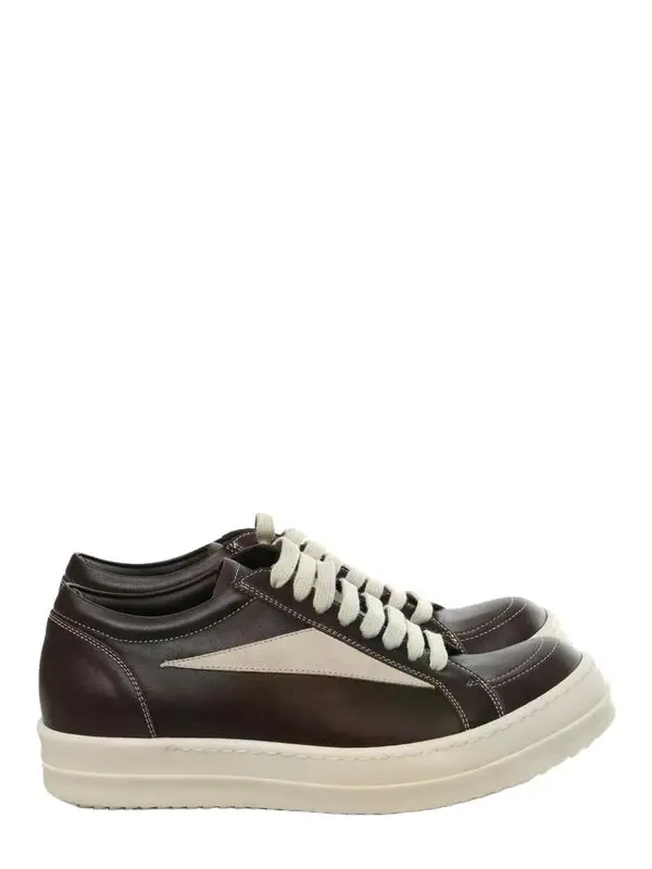 Rick Owens Panelled Sneakers - Brown