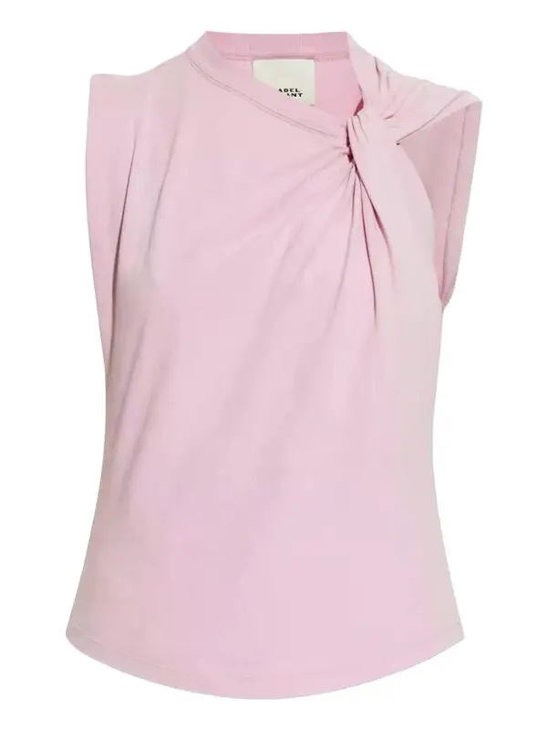 Isabel Marant Knot Sleeveless Blouse - Pink