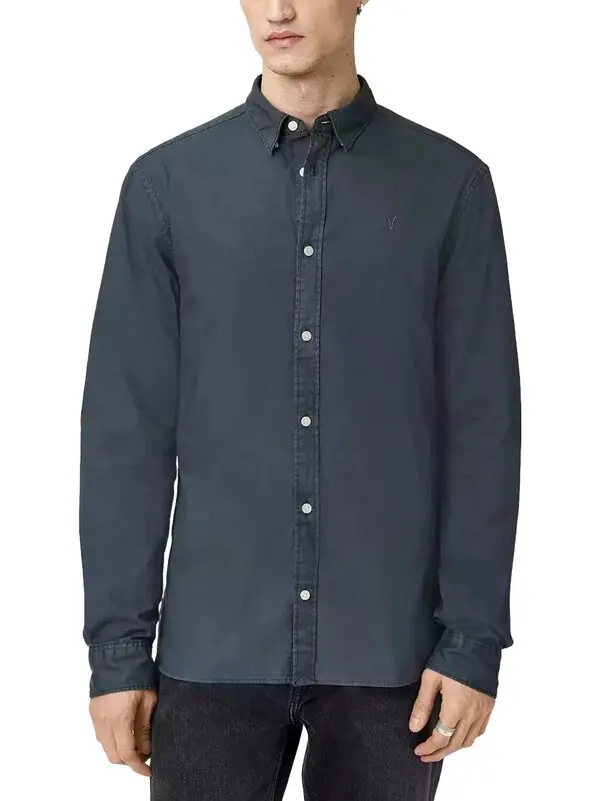 ALLSAINTS Hawthorne Buttoned Shirt - Blue