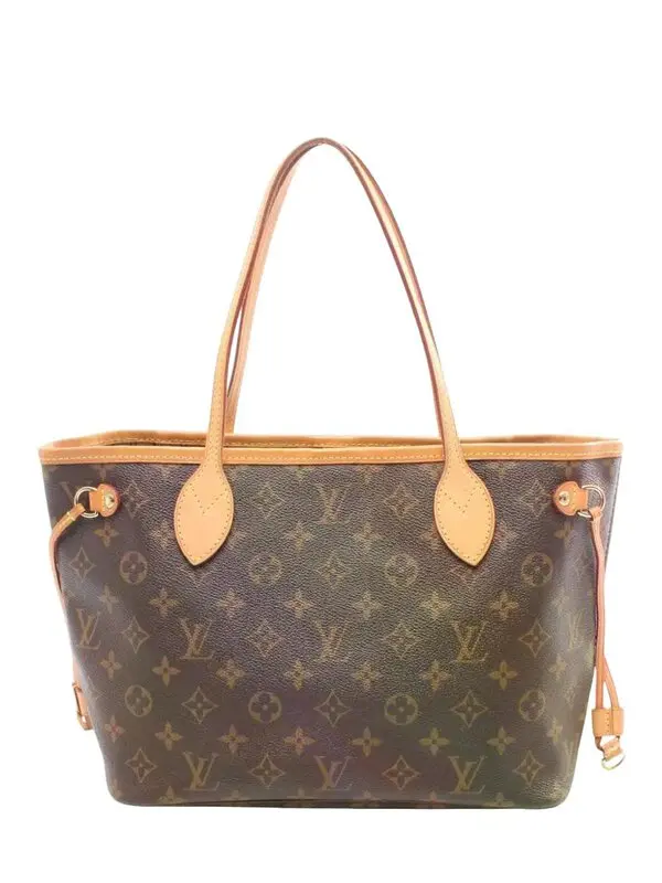 LOUIS VUITTON 2008 Monogram Neverfull Pm Tote Bag - Brown