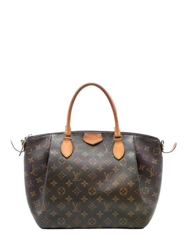 LOUIS VUITTON 2015 Monogram Turenne Mm Satchel - Brown