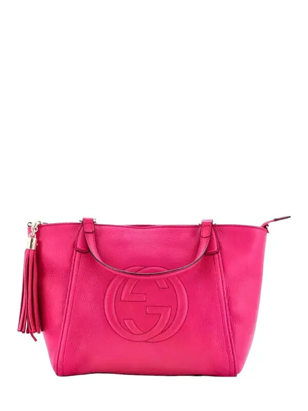 Gucci Soho Convertible Top Handle Satchel - Pink