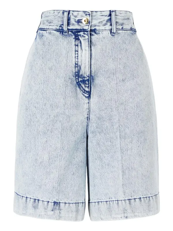 PATOU Denim Bermuda Shorts - Blue