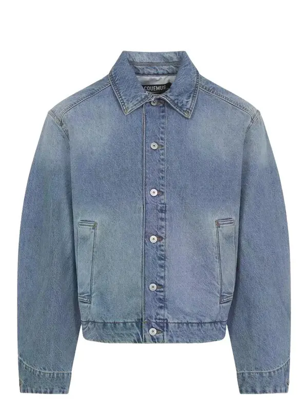Jacquemus Buttoned Denim Jacket - Blue