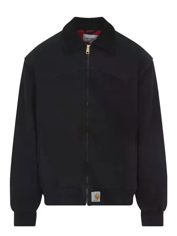 Carhartt Work In Progress Corduroy-collar Jacket - Black