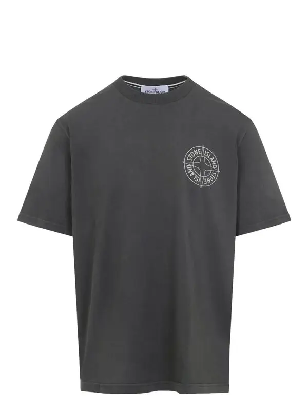 Stone Island Logo T-shirt - Grey