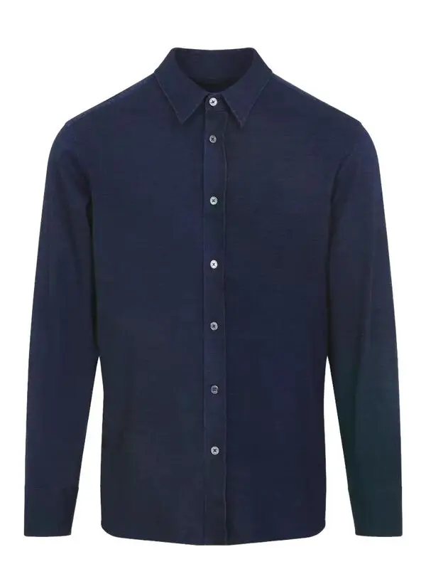 TOM FORD Buttoned Shirt - Blue