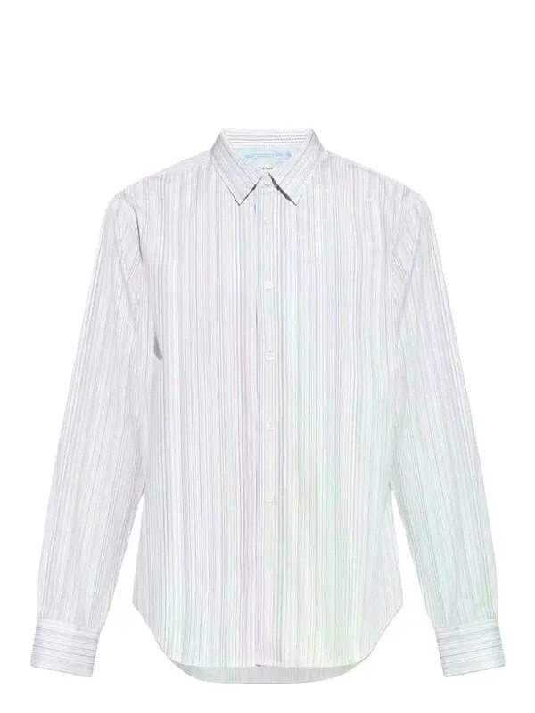 Paul Smith Striped Long-sleeve Shirt - White