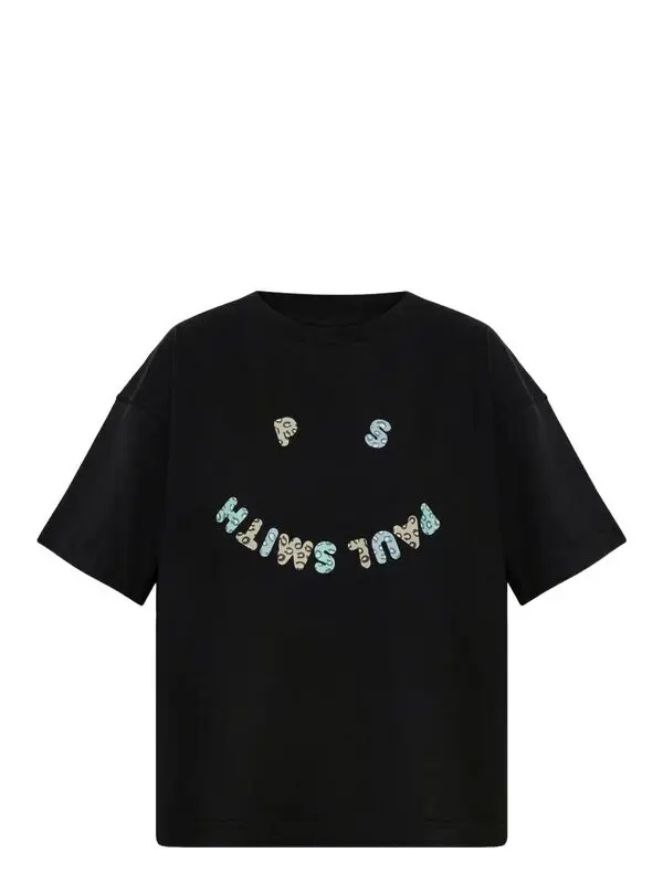 Paul Smith Smiley Graphic T-shirt - Black