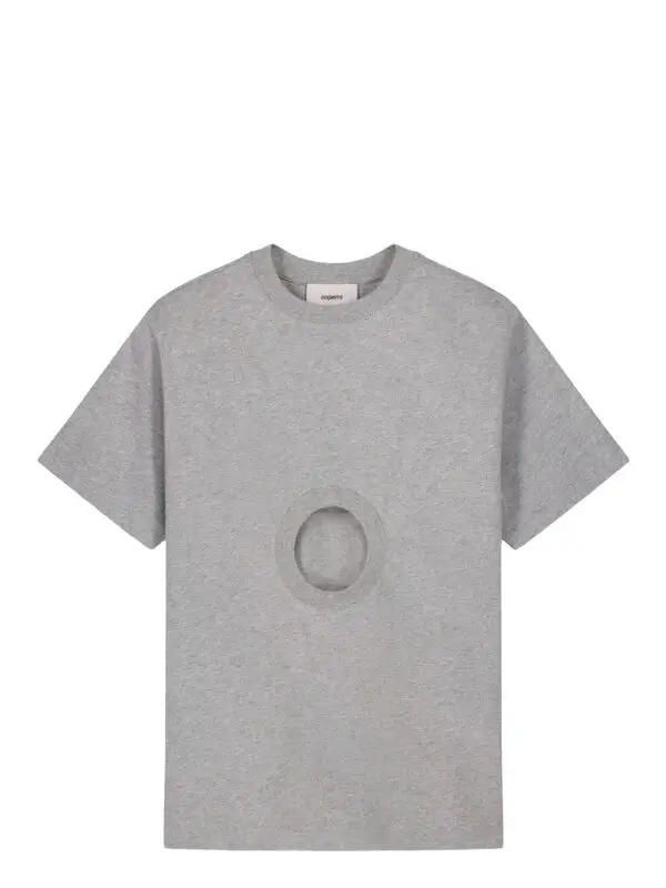 Coperni Window Circular Opening T-shirt - Grey
