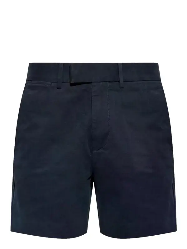 TOM FORD Belt Loop Denim Shorts - Blue