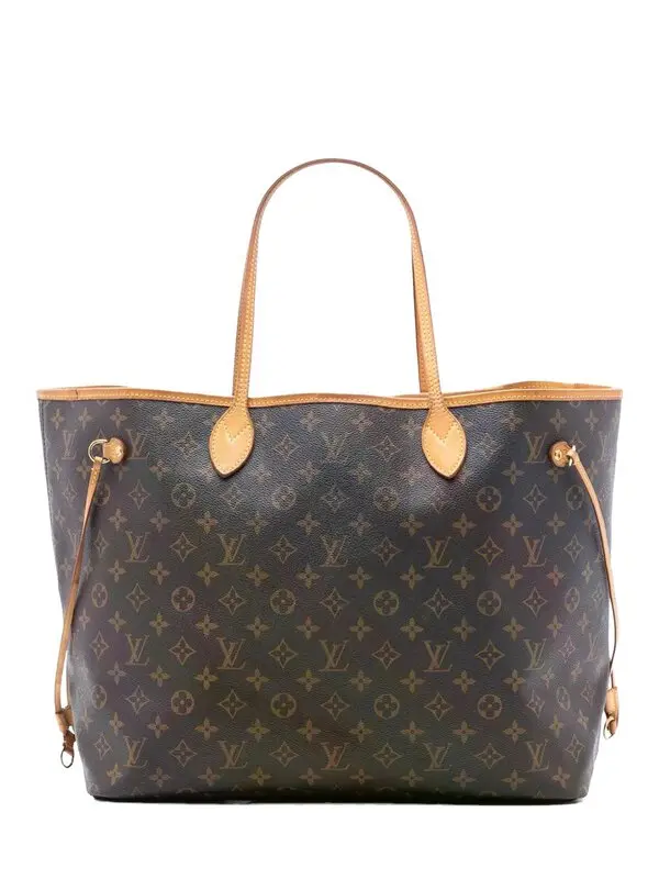 LOUIS VUITTON 2009 Neverfull Gm Tote Bag - Brown
