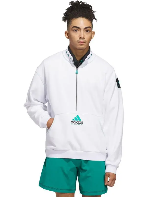 Adidas Equipment Quarter-zip - White