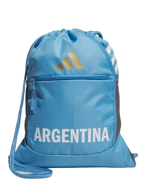 Adidas Argentina Stadium Sackpack - Light Blue / White / Gold Metallic