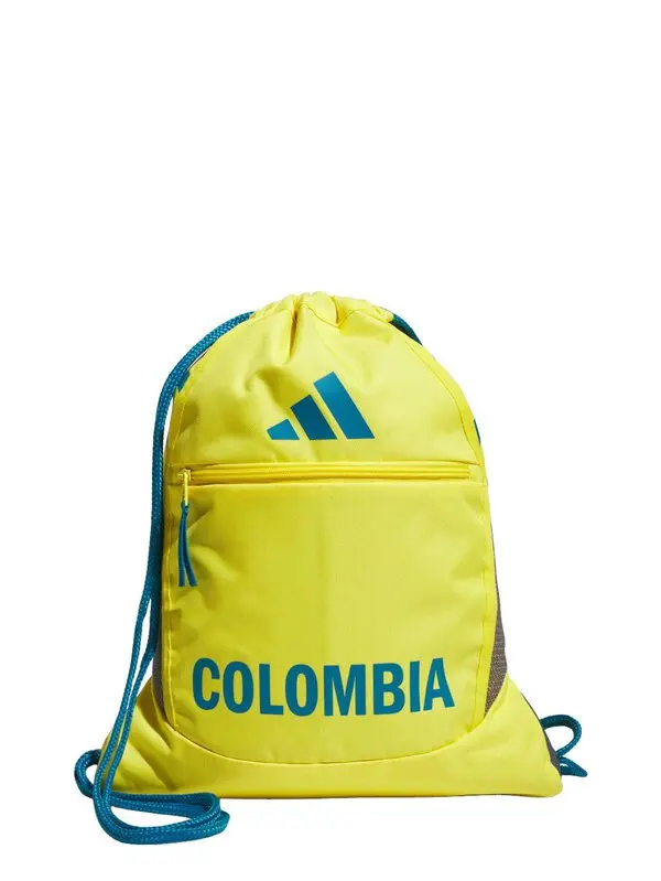 Adidas Colombia Stadium Sackpack - Impact Yellow / Mystery Petrol