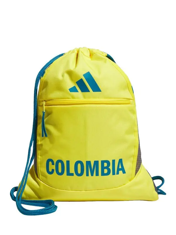 Adidas Colombia Stadium Sackpack - Impact Yellow / Mystery Petrol