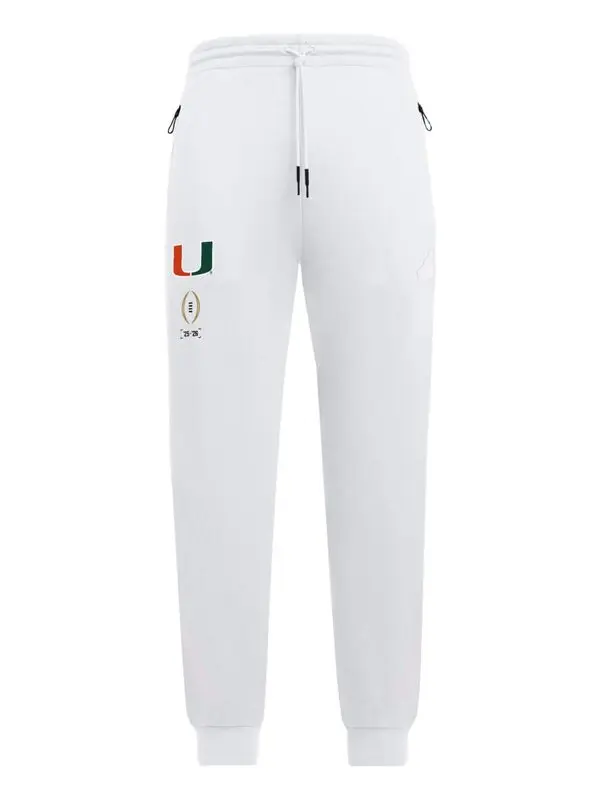 Adidas Miami Hurricanes Zne Pant - White / Multi